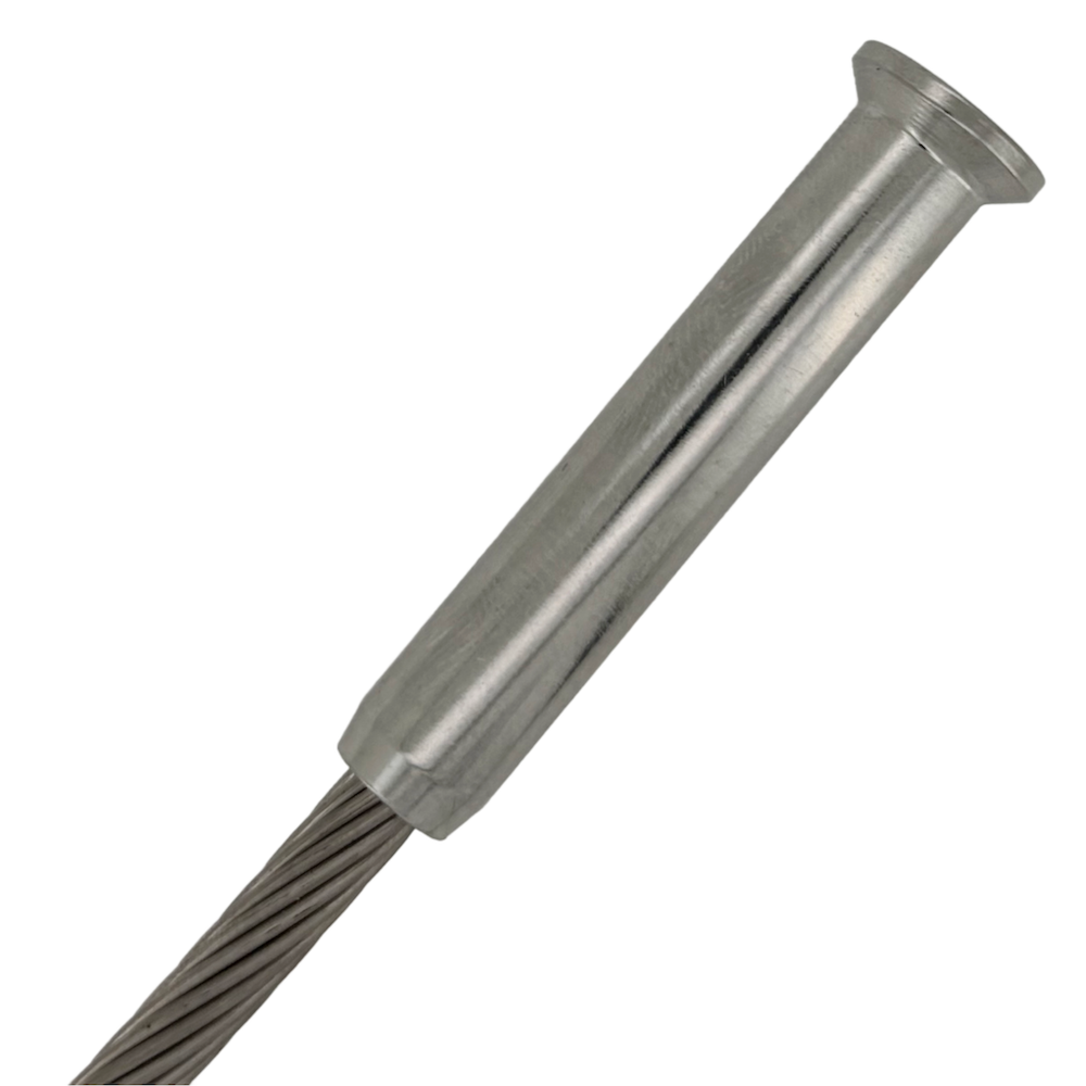 5mm stainless steel wire rope cone head terminal