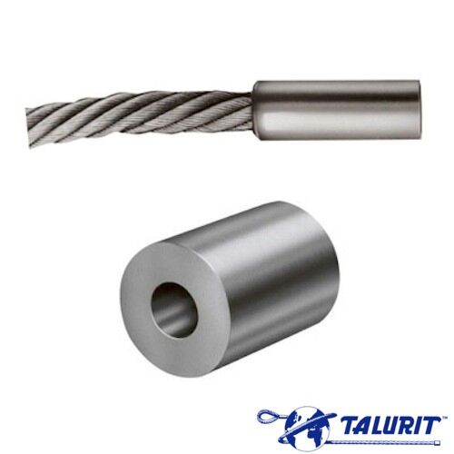 Talurit™ 4mm Aluminium Steel Wire Rope End Stop