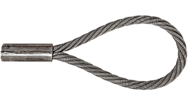 Stainless Steel Ferrule Soft Eye - 10mm Wire Rope