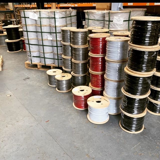 Galvanised and Stainless Steel Wire Rope, Fittings and Tools