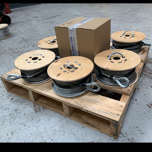 Galvanised and Stainless Steel Wire Rope, Fittings and Tools